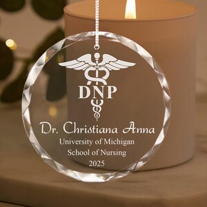 Custom DNP Degree Graduation Ornament, Personalized Doctorate of ...