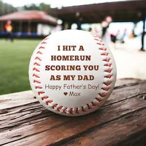 Personalized Fathers Day Baseball Gifts - Custom Engraved Presents for ...