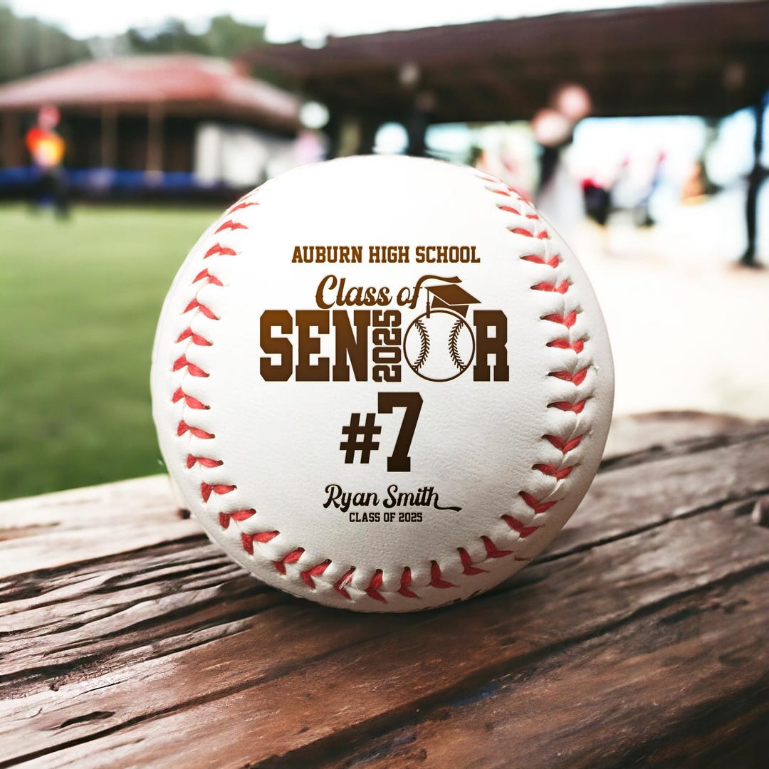 Custom Baseball Graduation Gift, Personalized Graduate Senior High ...