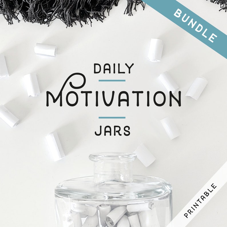 Motivational Jar Bundle Message Jar, Motivation, Self Care Gift ...