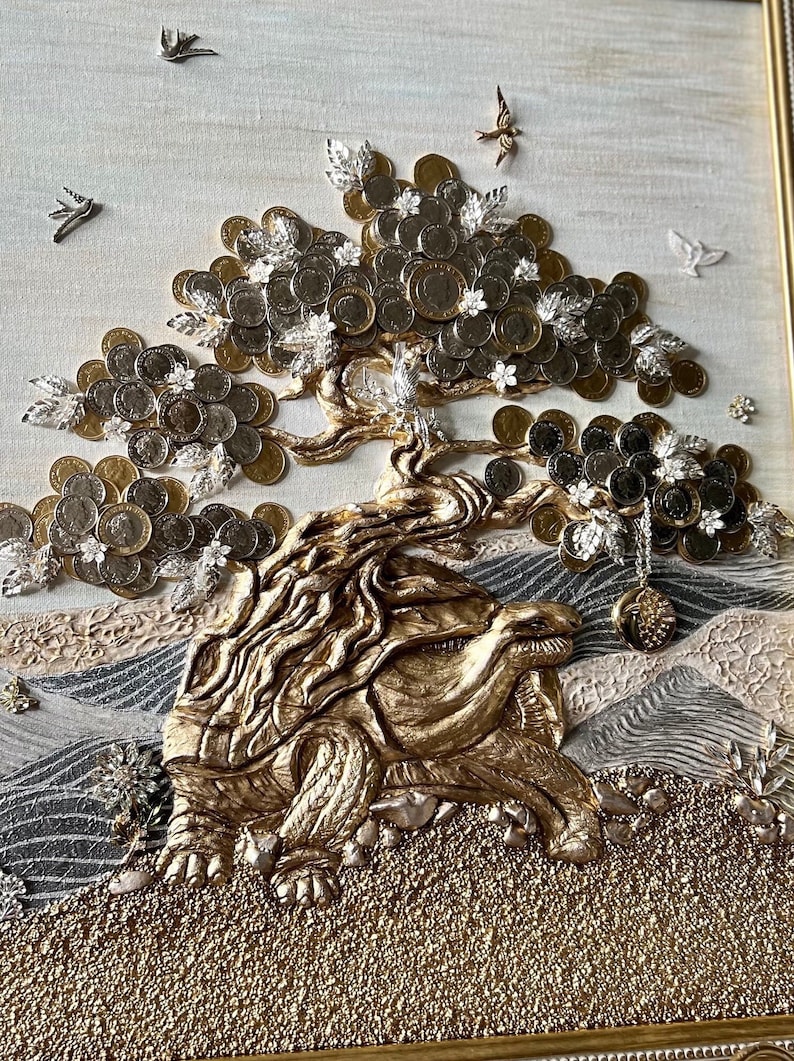 Money Tree - "golden Turtle" - Etsy