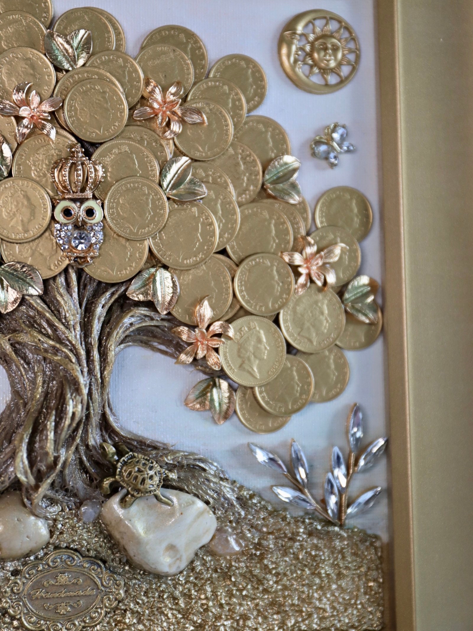 Painting money Tree OLIVE - Etsy