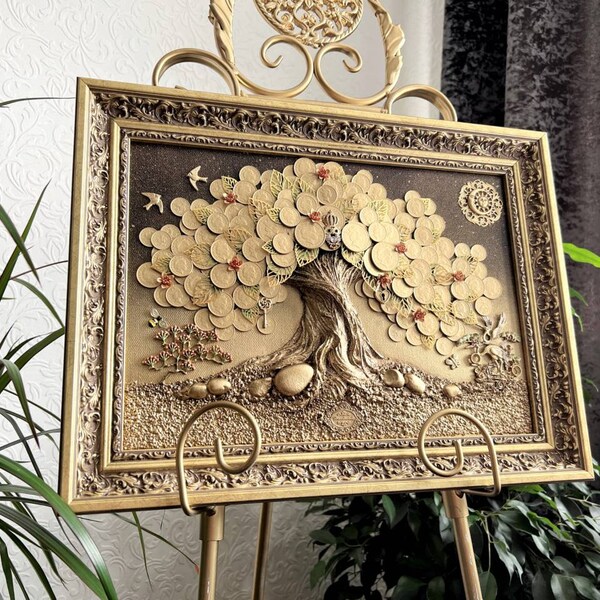 Money Tree Painting - Etsy