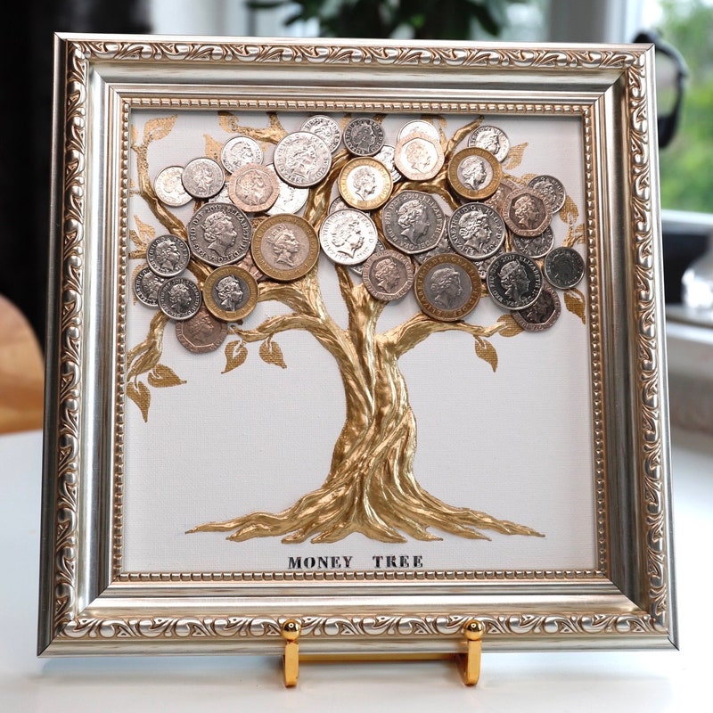 Money Tree Painting - Etsy