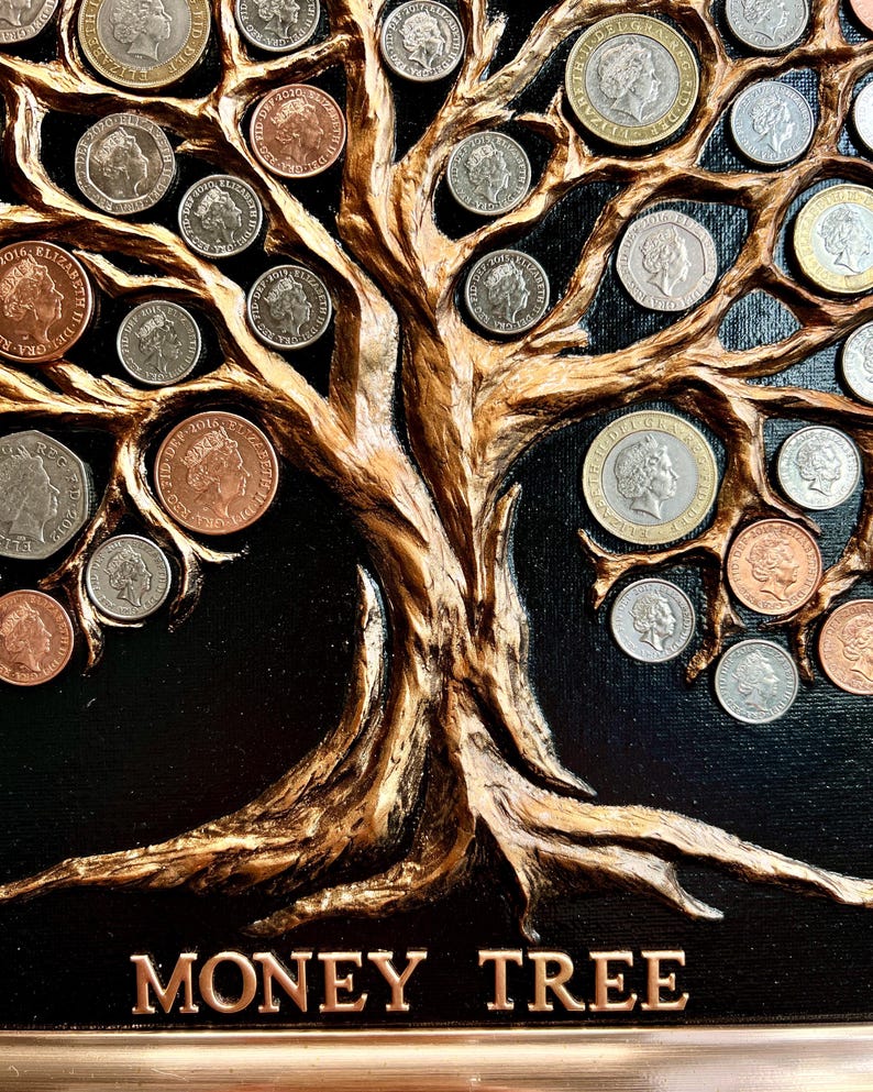 Money Tree - Coins of England - Etsy