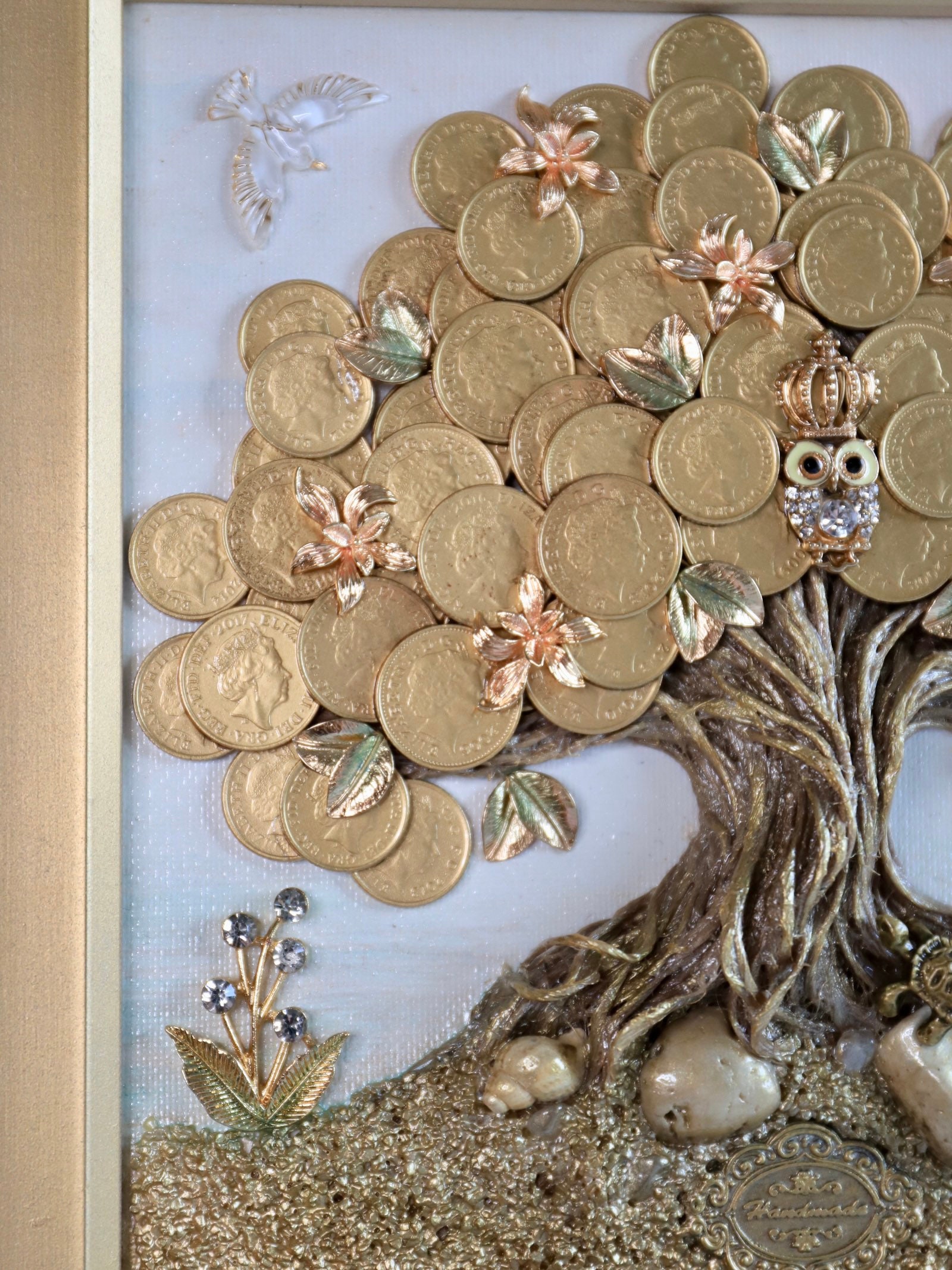 Painting money Tree OLIVE - Etsy
