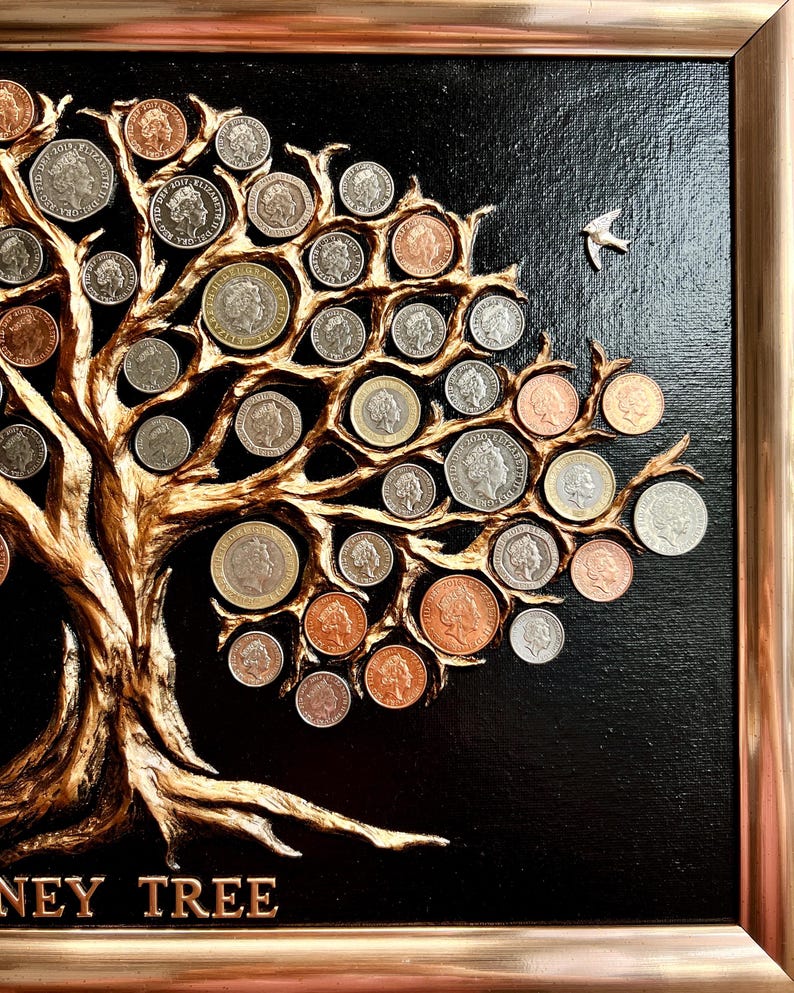 Money Tree - Coins of England - Etsy