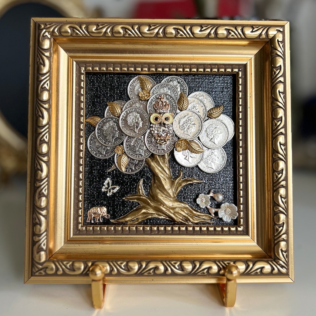 The Money Tree “golden Black” - Etsy