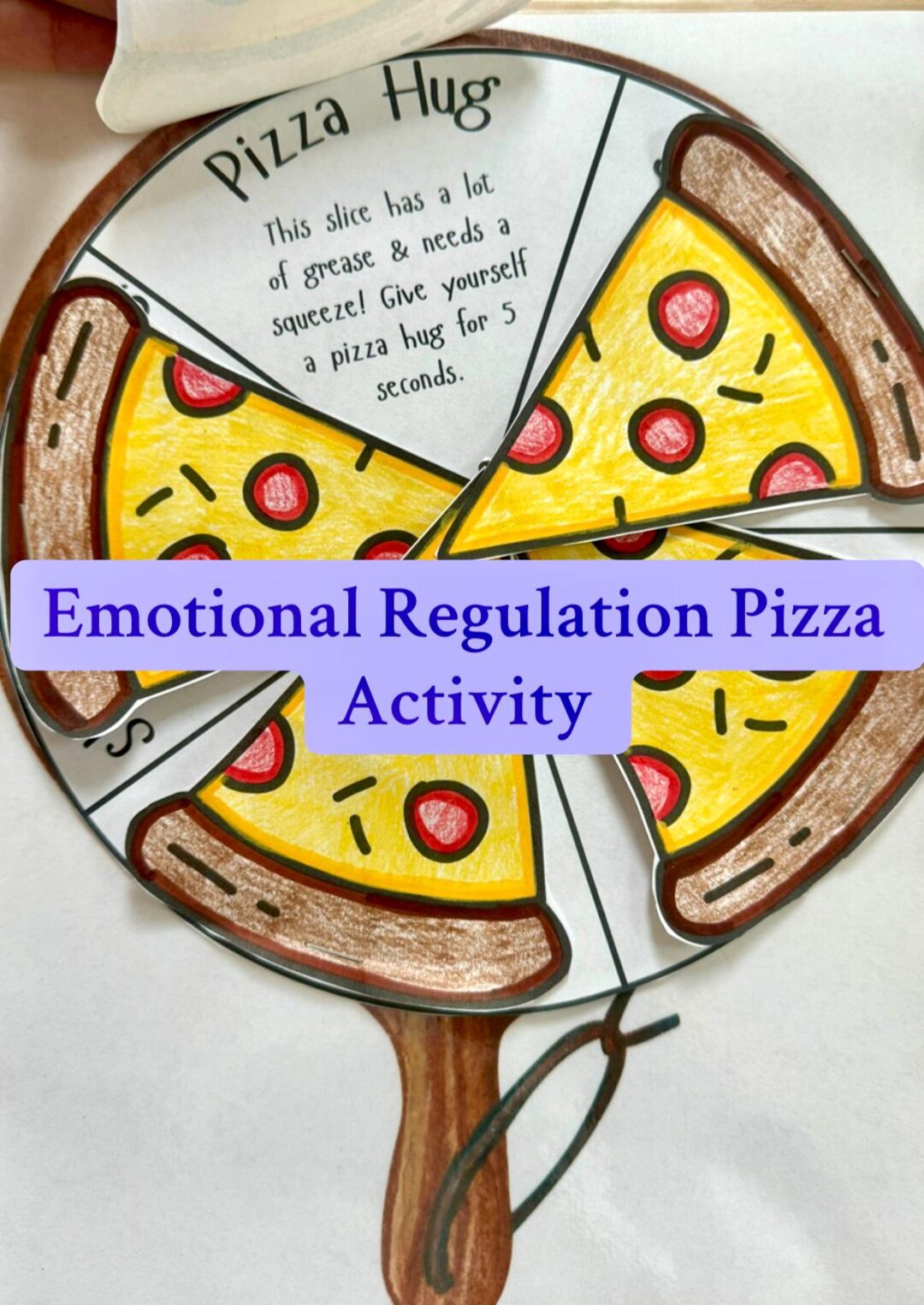 Emotional Regulation Pizza Activity - Etsy