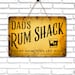 Rum Bar Tin Sign, Personalised Rum Shack Gift, Metal Rusty Look Printed ...