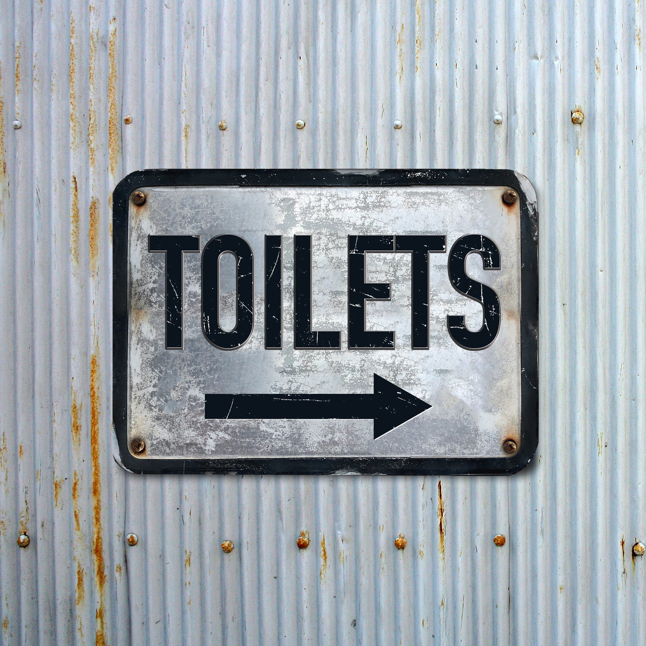 Vintage Toilet Signs