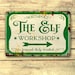 Elf Sign, Distressed Elf Workshop Sign, Old Look Metal Rusty Look ...