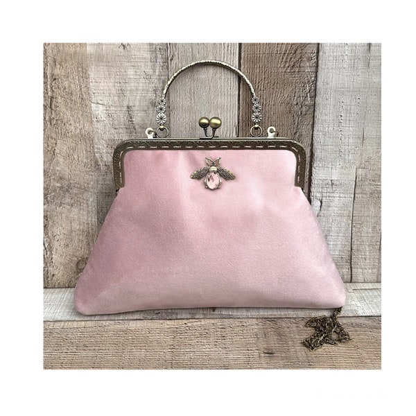 Pink Evening Bag - Etsy
