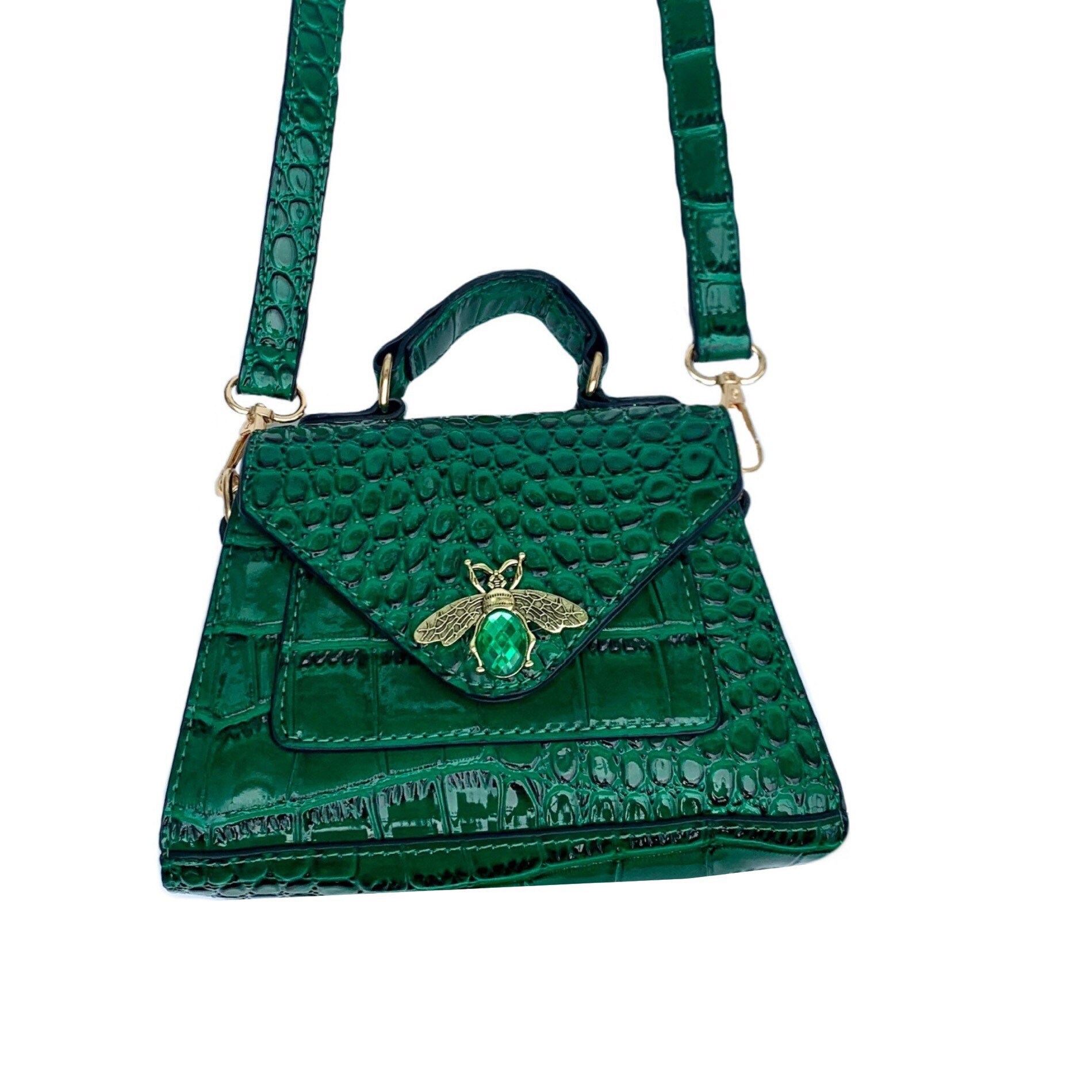 Emerald Green Handbags for Women. Crossbody Bag. Evening Bag. Small ...