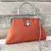 Vintage Handbag for Women. Coral Clutch. Coral Handbag. Crossbody Bag ...
