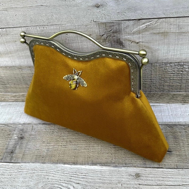 Mustard Handbag - Etsy UK