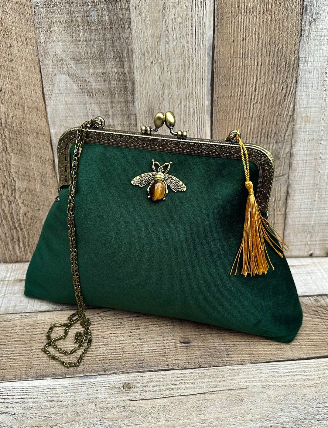 Clutch Bag. Green Handbag. Green Evening Bag. Purse Bags for Women ...