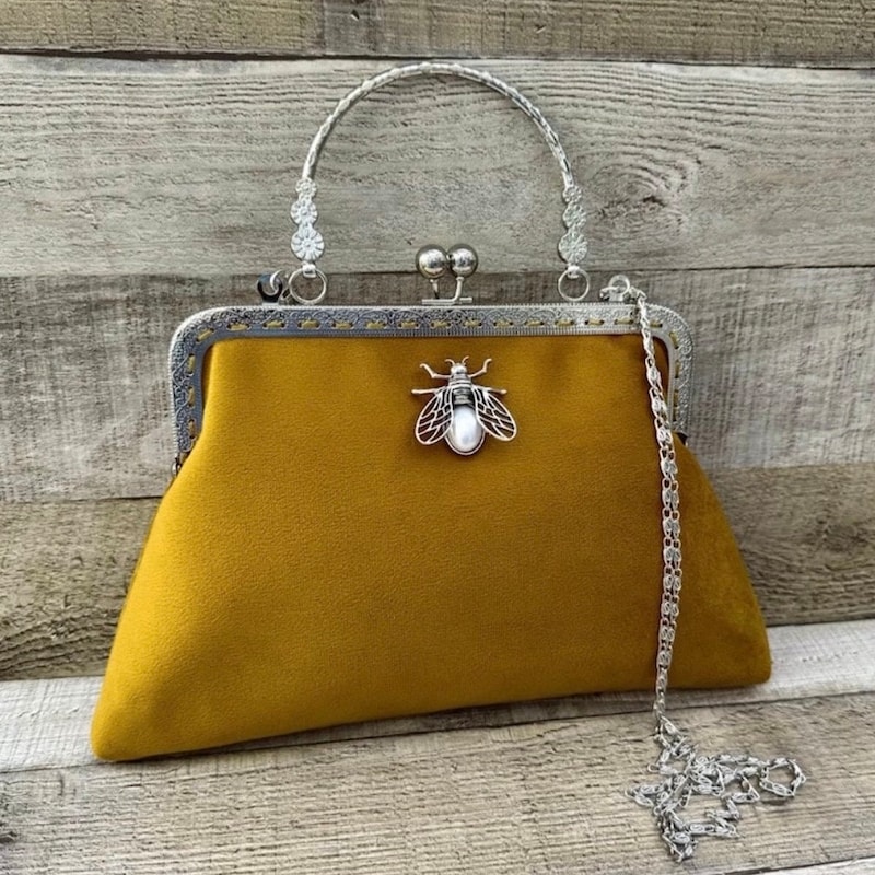 Yellow Clutch Bag - Etsy