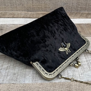 Gothic Clutch Bag. Victorian Handbag. Victorian Clutch Bag. Velvet ...