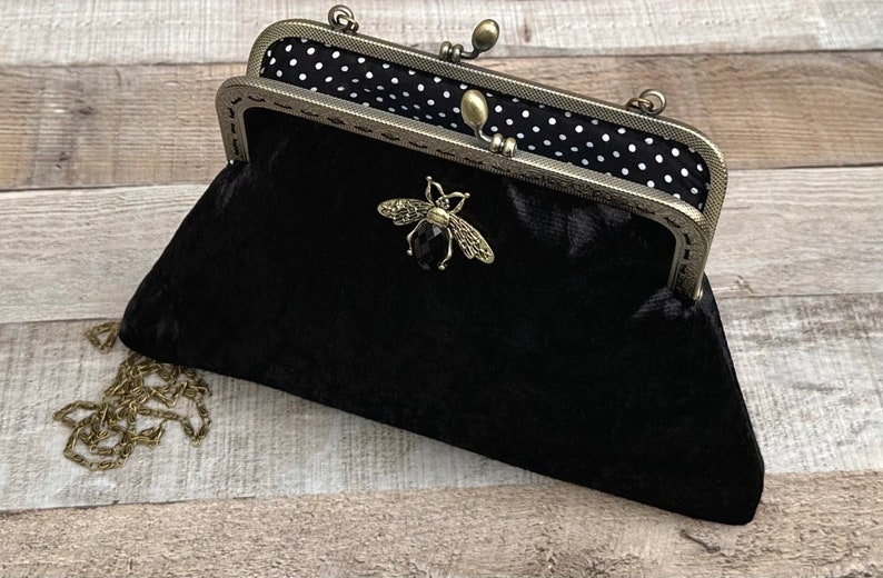 Gothic Clutch Bag. Victorian Handbag. Victorian Clutch Bag. Velvet ...