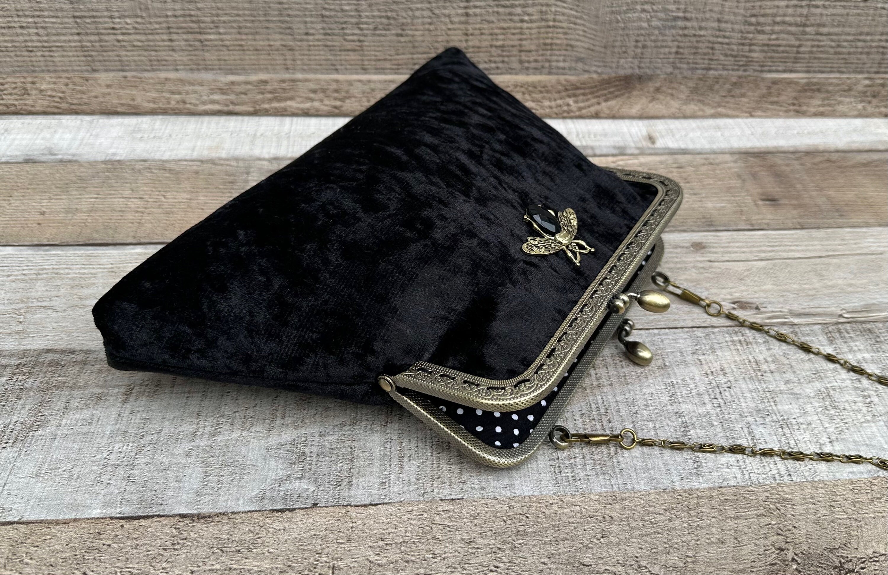 Gothic Clutch Bag. Victorian Handbag. Victorian Clutch Bag. Velvet ...