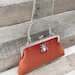 Vintage Handbag for Women. Coral Clutch. Coral Handbag. Crossbody Bag ...