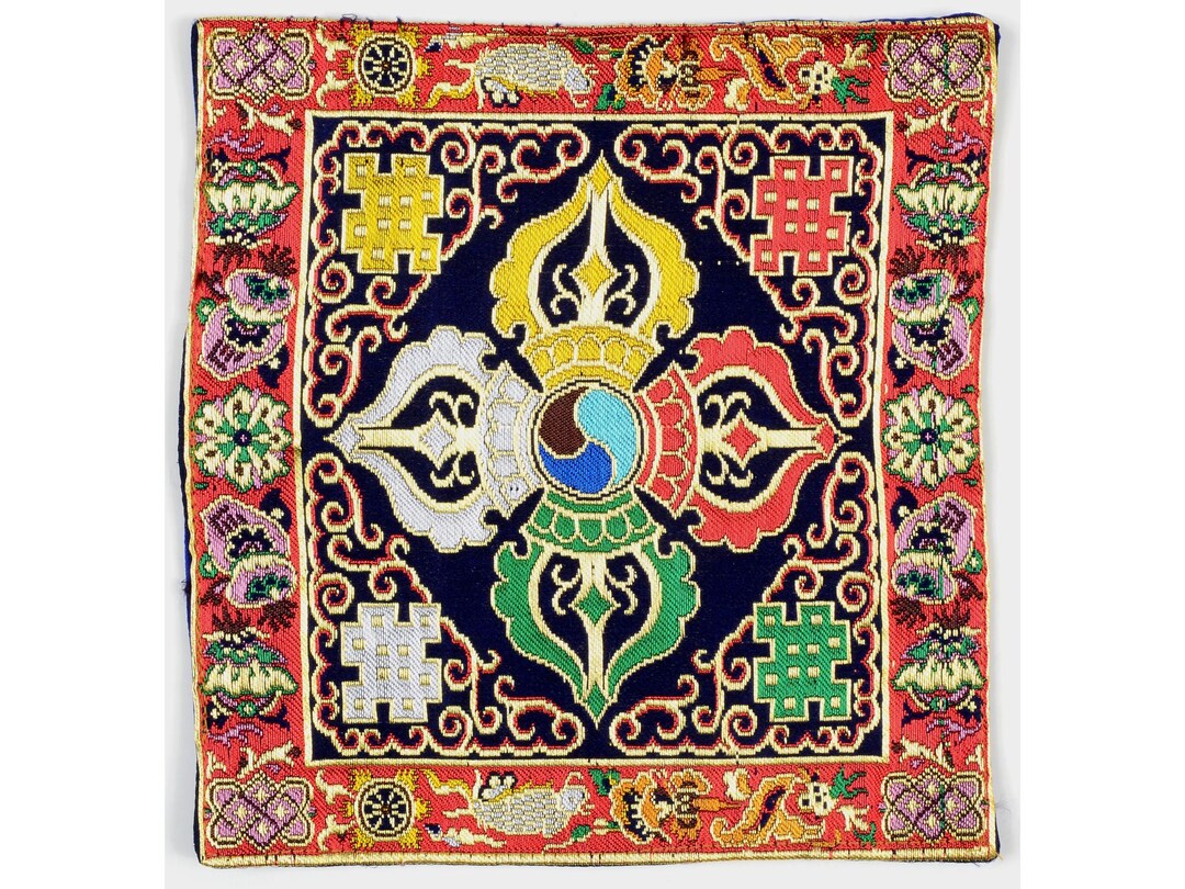 Buddhist Altar Cover With Double Dorje Tibetan House Altar - Etsy
