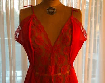 Lace Red Lingerie - Etsy