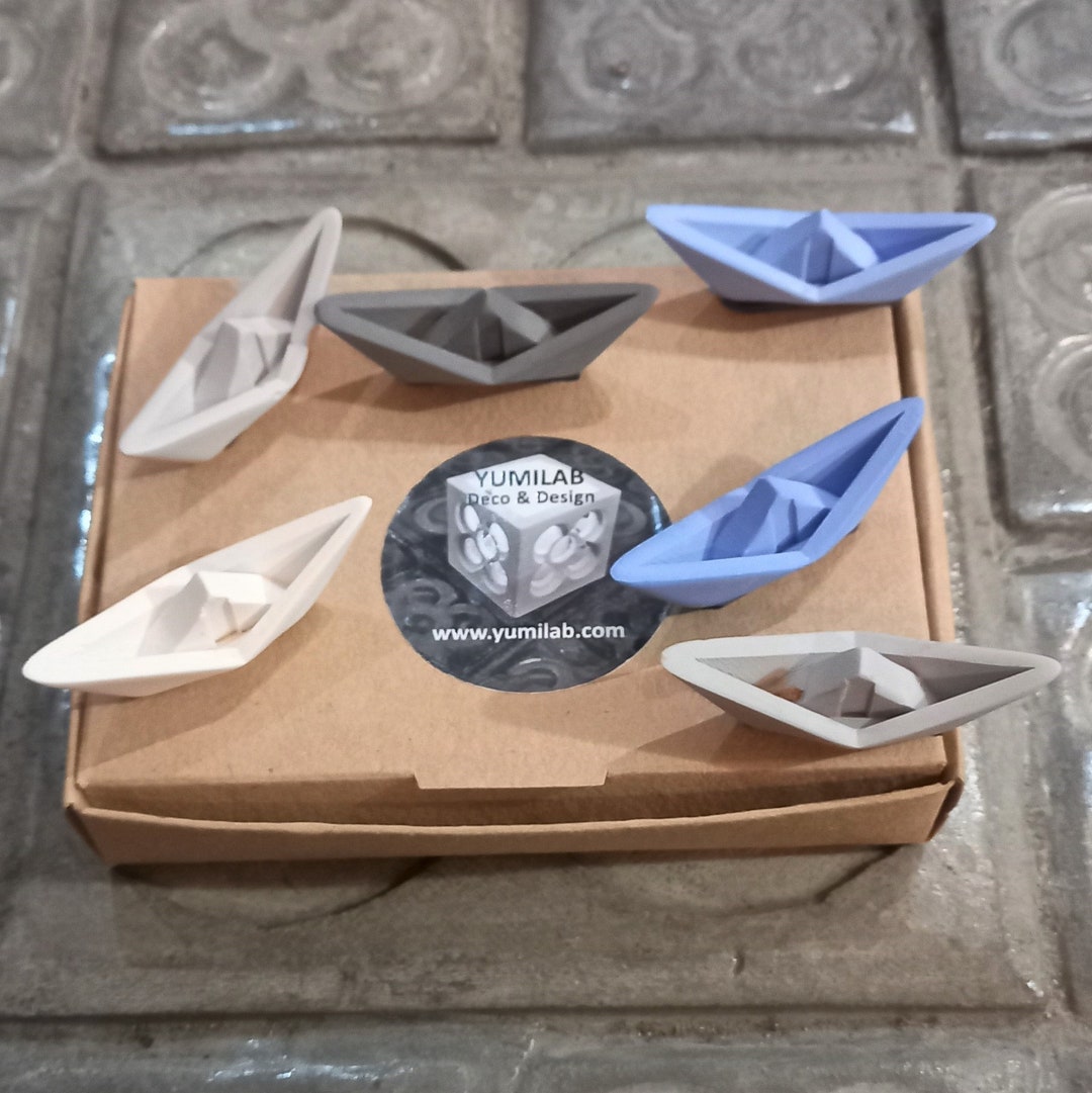 6 Origami Magnet Boats, Yumilab, Event Decoraction, Wedding Gift ...