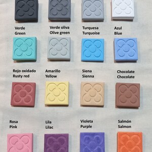 3 Panot Coasters, Barcelona Flower, Panot, Yumilab, Barcelona Tile ...