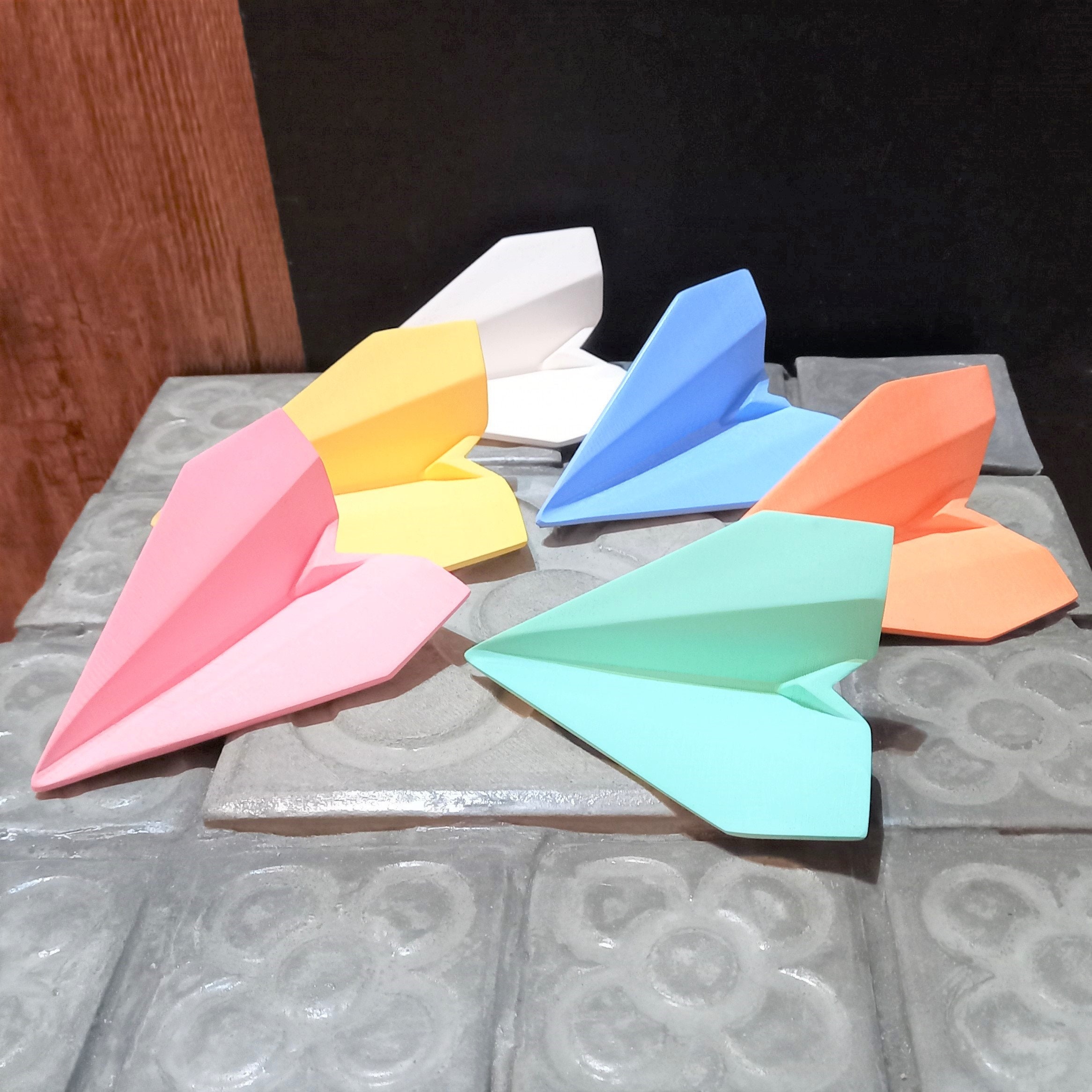Origami Style Airplane, Yumilab, Exclusive Design, Ceramic Resin ...