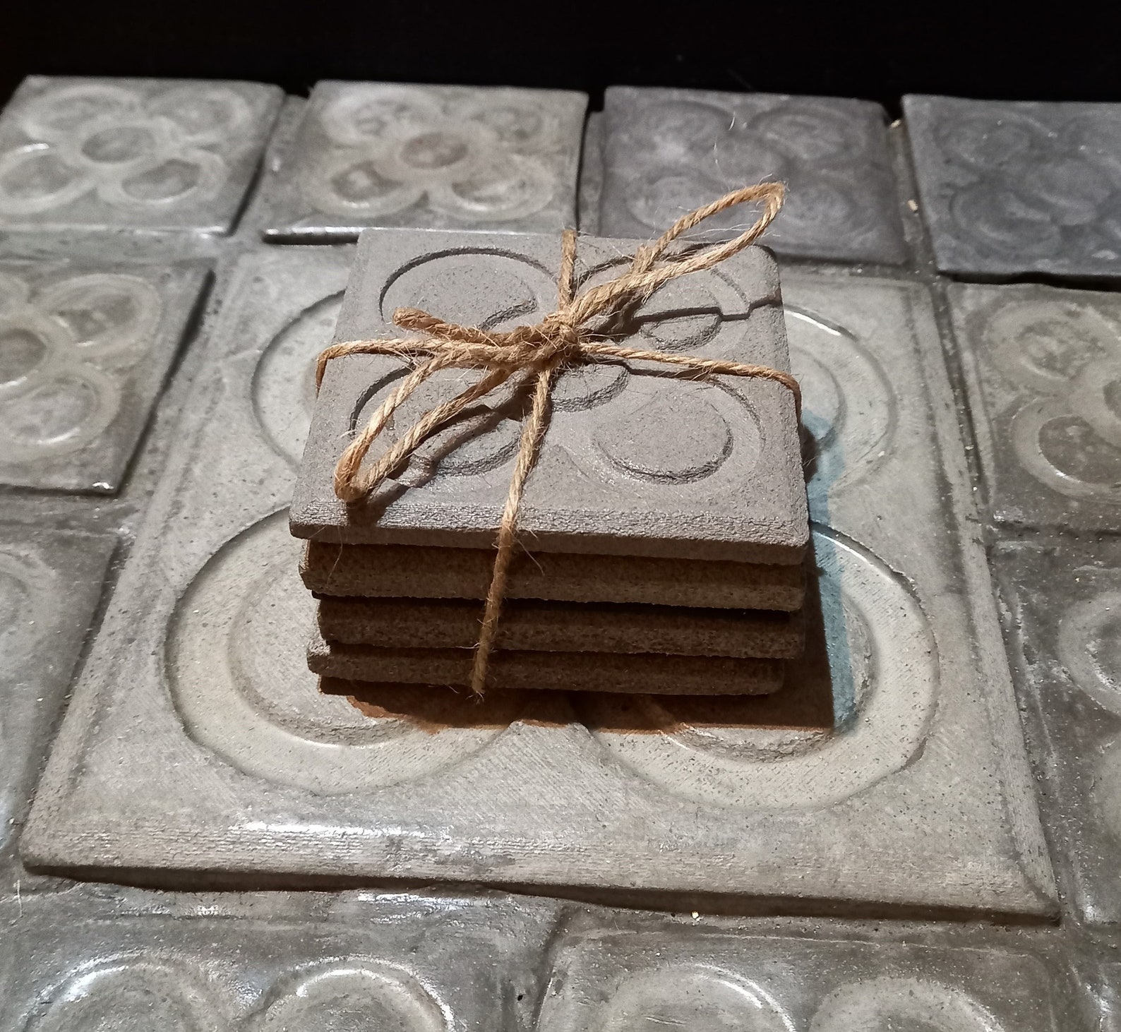 4 Panot Coasters From Barcelona Yumilab Barcelona Flower - Etsy