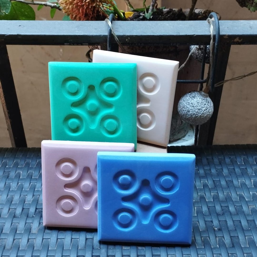 4 Panot Coasters, Panot “keychain”, Yumilab, Barcelona Tile, Panot ...