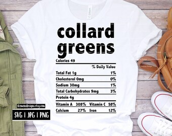 Collard Greens Svg - Etsy