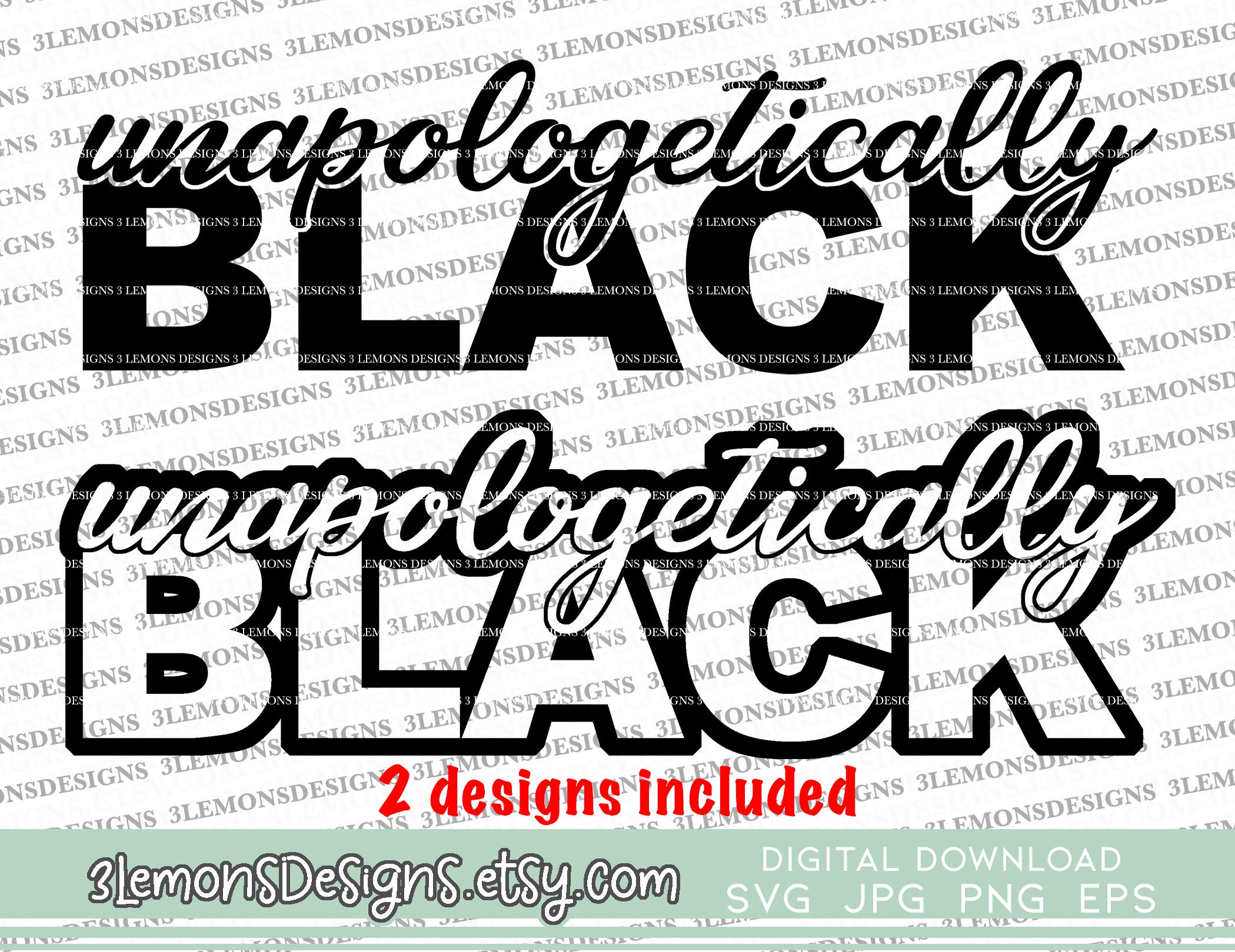Unapologetically black svg BLM black lives matter african | Etsy