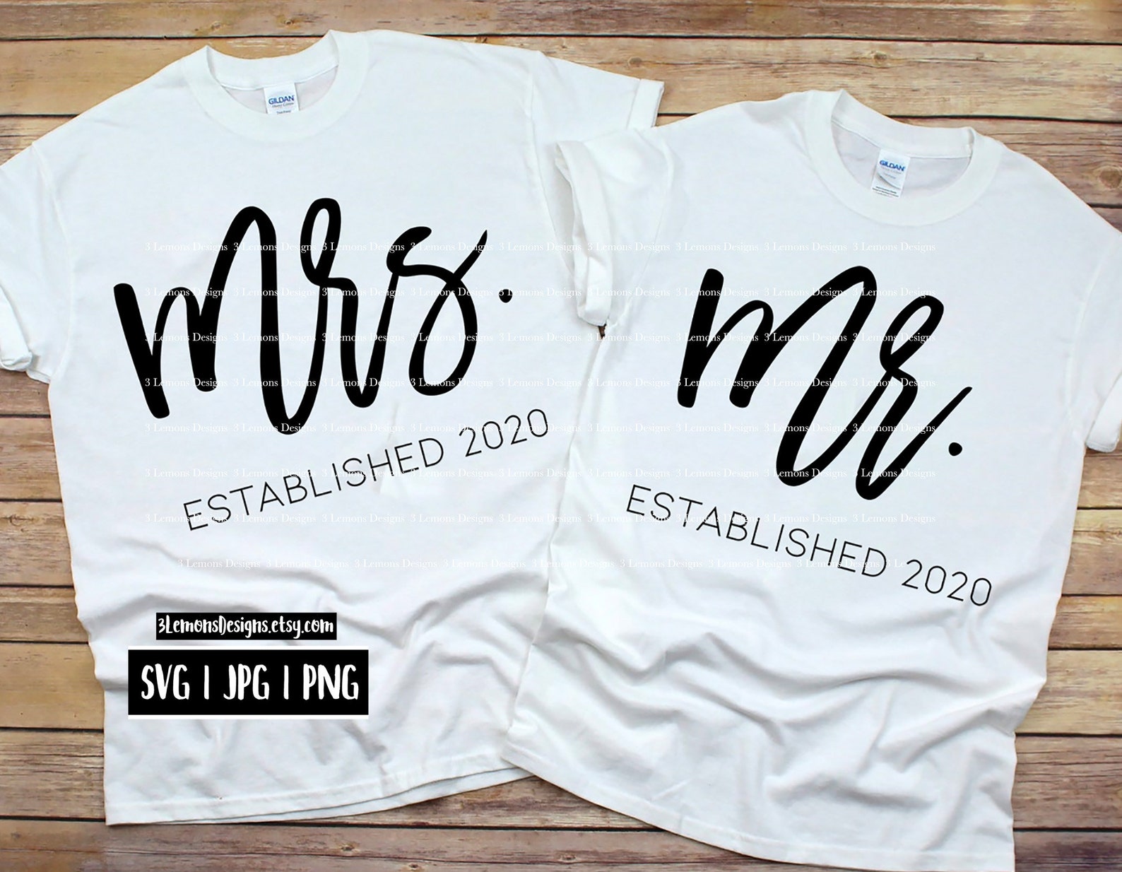 Mr and Mrs SVG 2020 SVG Married Shirt Design Day After - Etsy