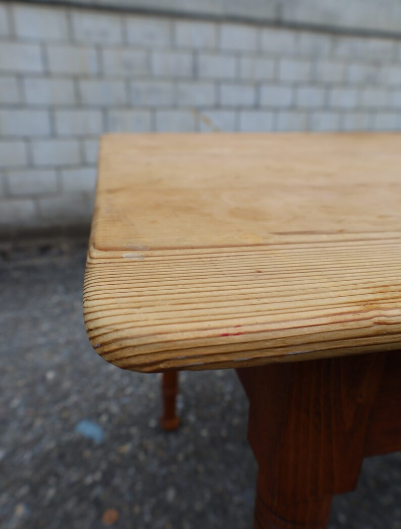 Antique Dining Table Fir Wood - Etsy