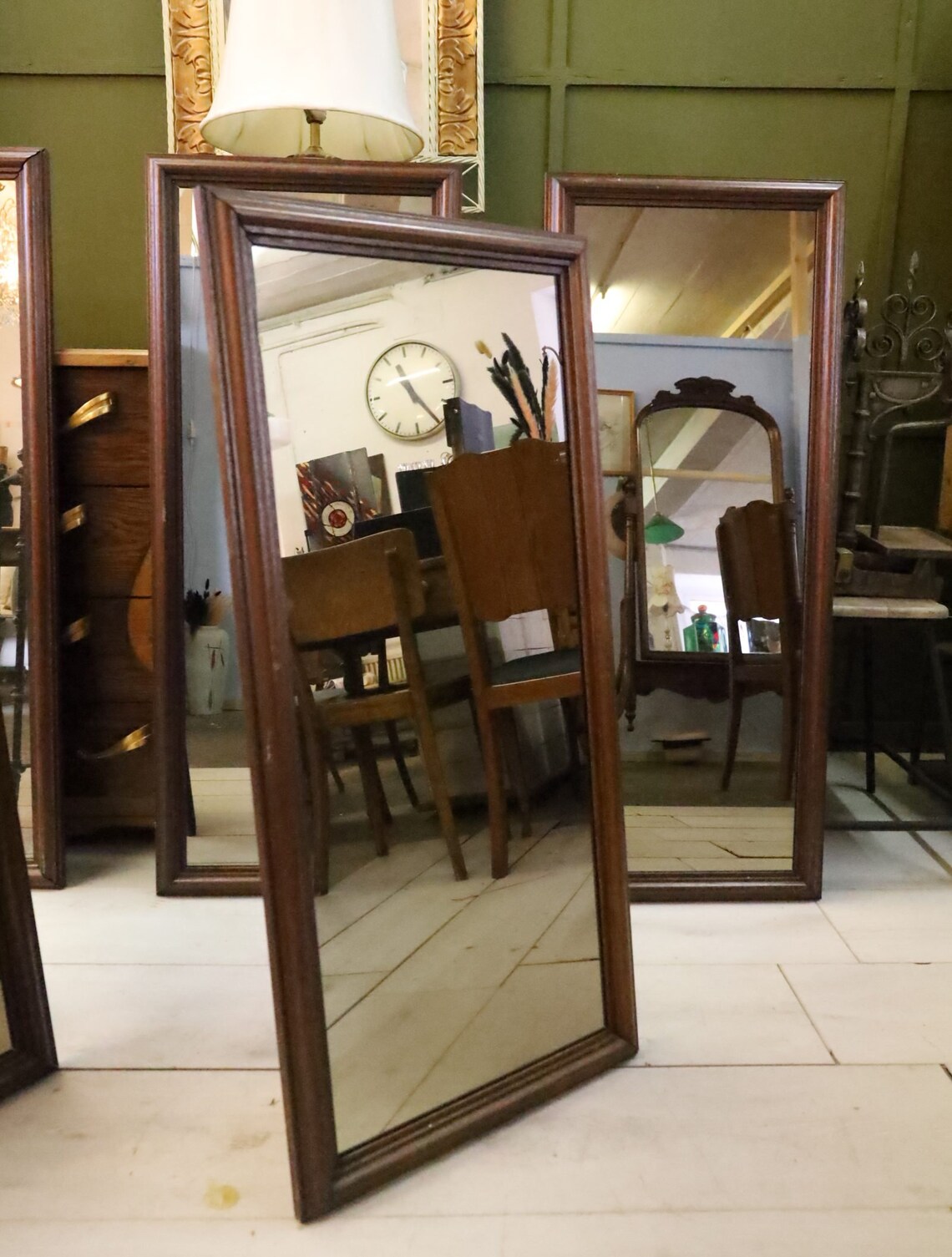 Teak Frame Mirror - 14pcs - Etsy