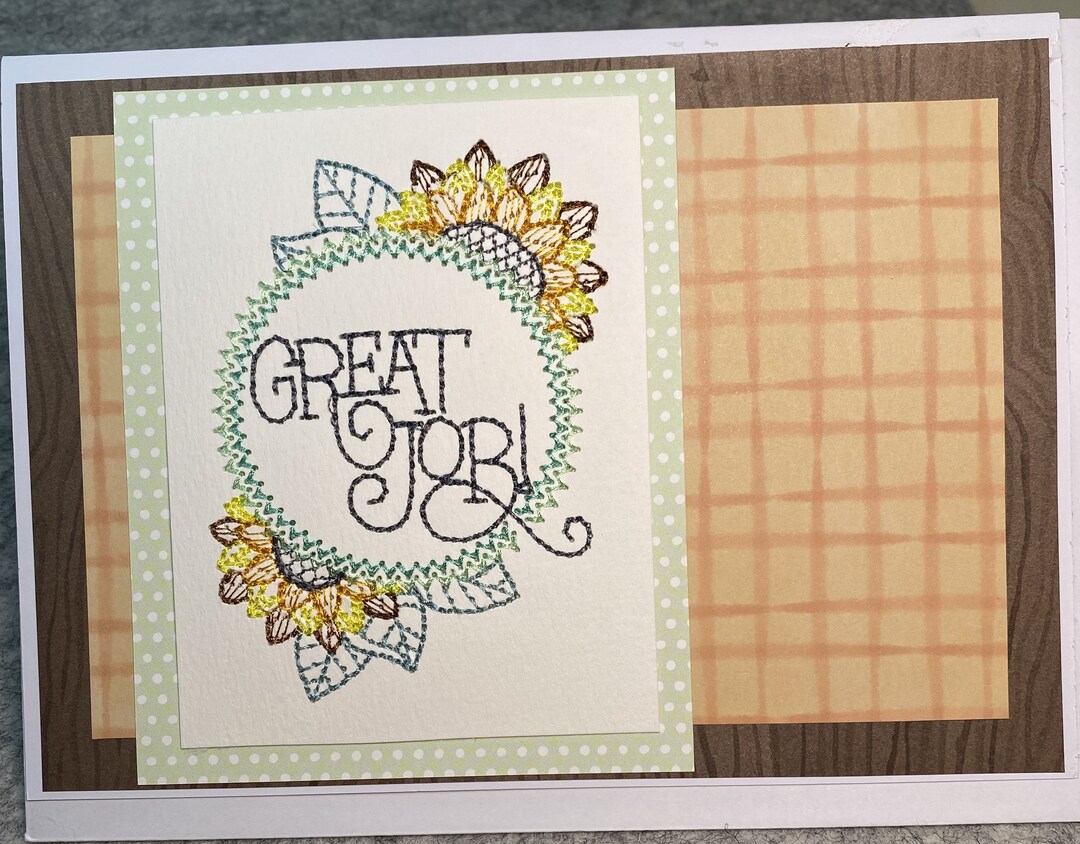 Greeting Card - "great Job!" Card - Etsy