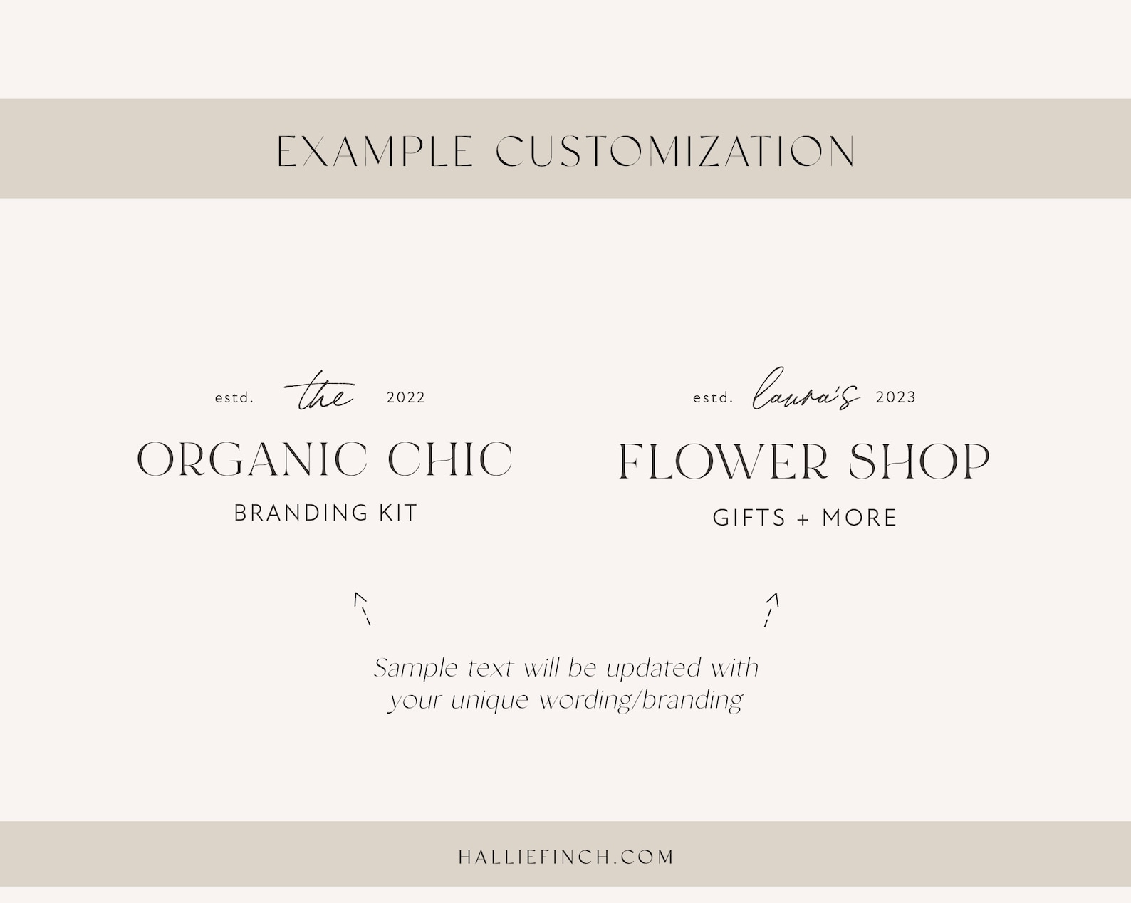 Premade Branding Kit, Professional Brand Design, Brand Kit for Small ...