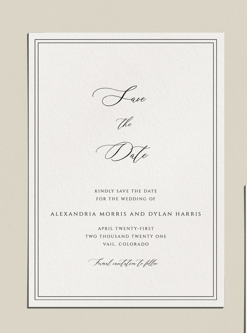 Traditional Wedding Invitation, Wedding Invitation Template, Templett ...