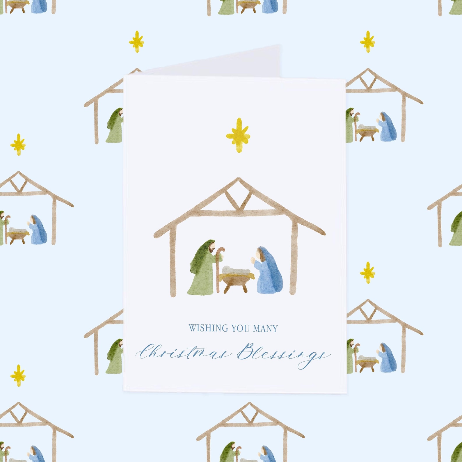 Religious Christmas Cards Boxed Set, Christmas Stationery, Christmas ...