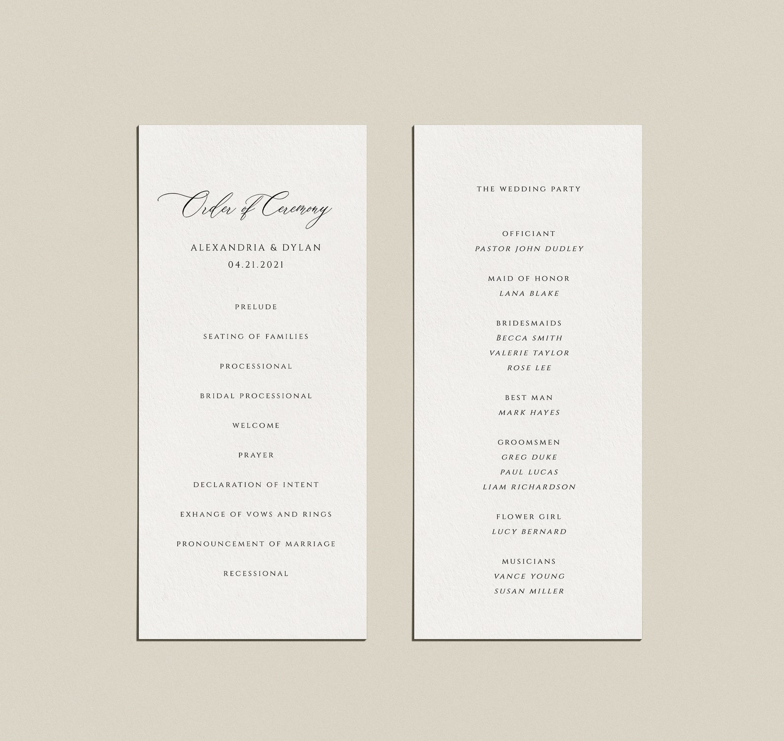 Traditional Wedding Invitation, Wedding Invitation Template, Templett ...
