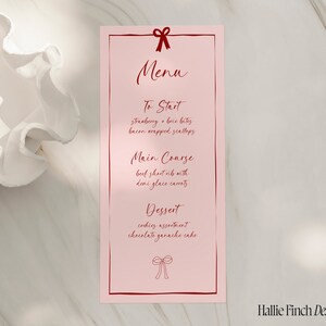 Doodle Handdrawn Illustrations Menu Template for Wedding Events Party ...