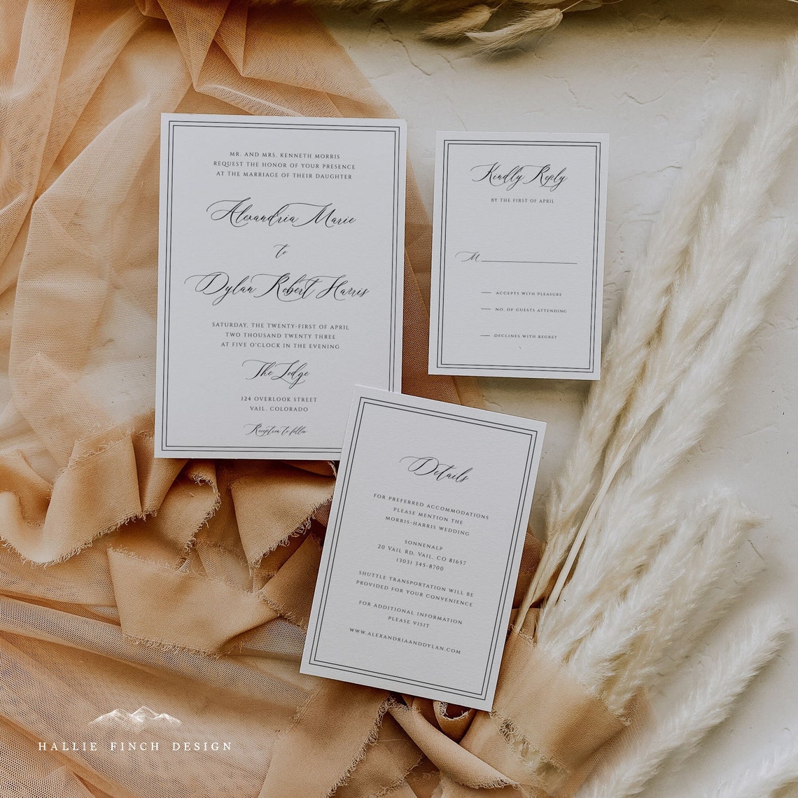 Traditional Wedding Invitation, Wedding Invitation Template, Printable ...