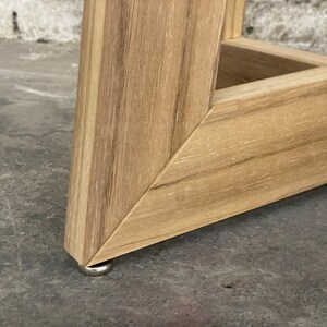 Round Outdoor Side Table, Side Table, Solid Wood End Table, Teak Table ...