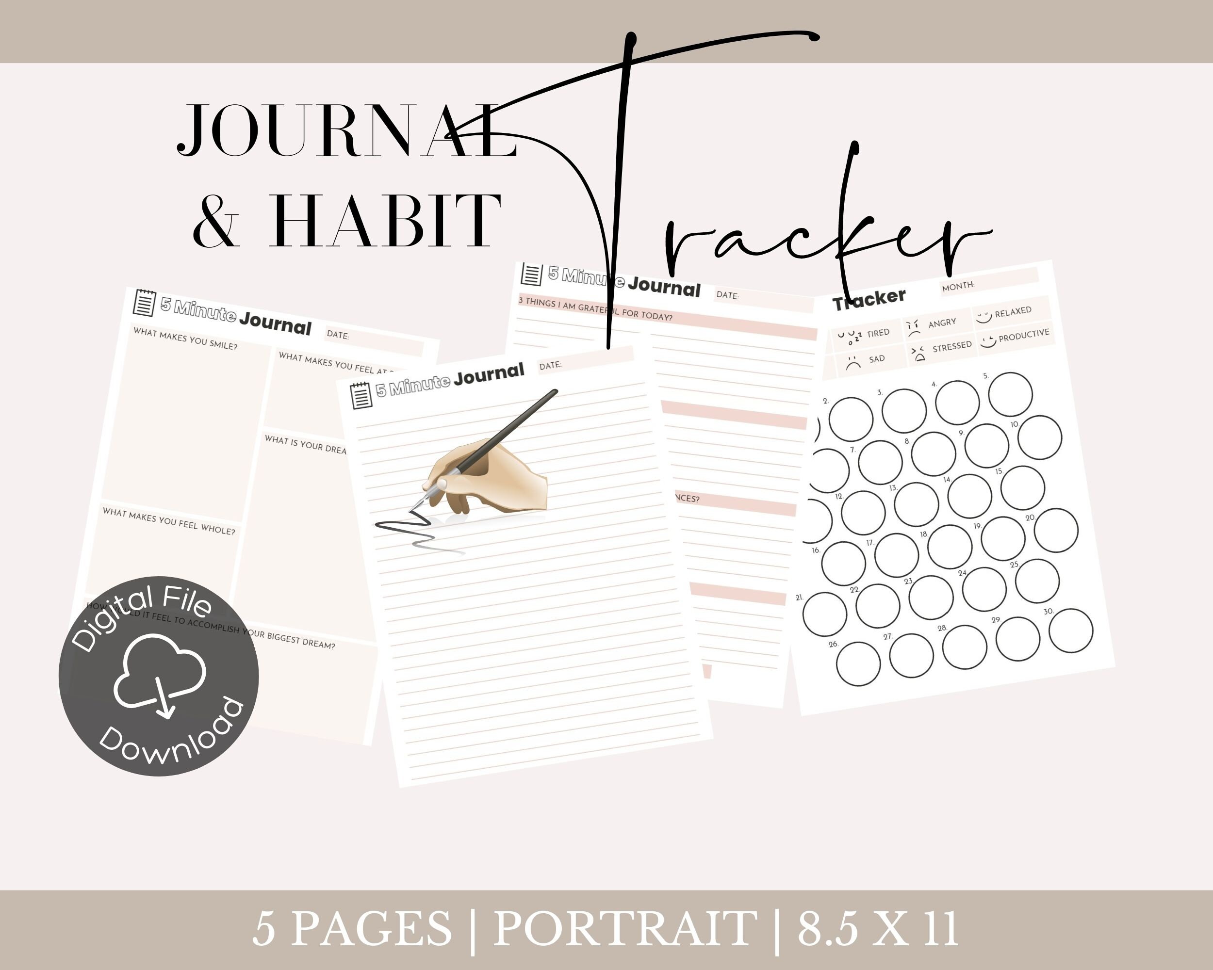 Habit Tracker Printable, Yearly Habit Tracker, 2023 Habit Tracker, Goal ...