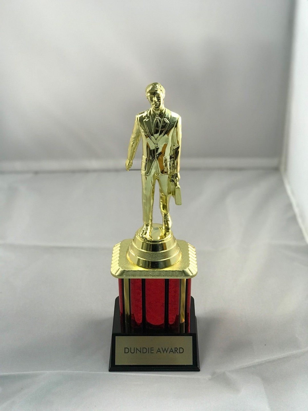 The Office Dundie Trophy Award TV Dunder Mifflin Dundee 10 1/2" Dunde ...