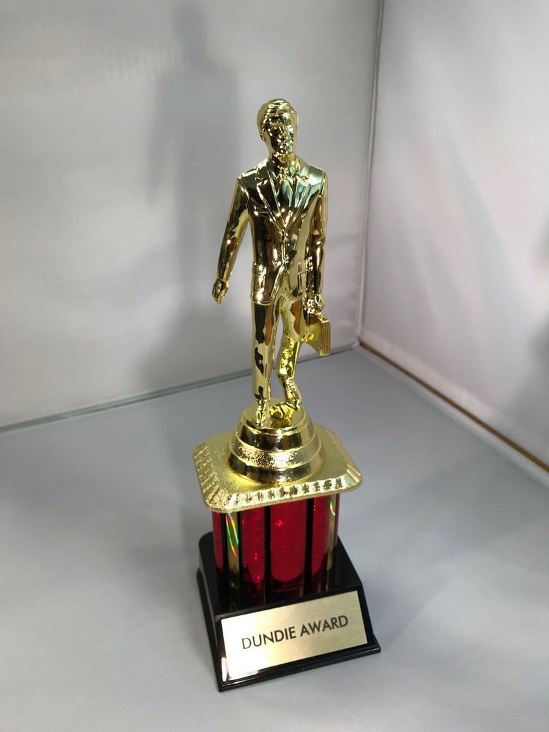 The Office Dundie Trophy Award TV Dunder Mifflin Dundee 10 | Etsy