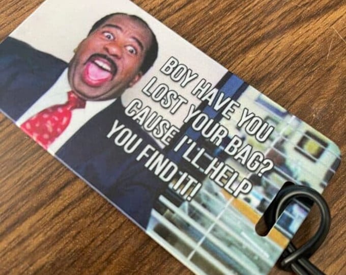 The Office Luggage Tag - Stanley Hudson - Boy Have Your Lost Your Bag ...
